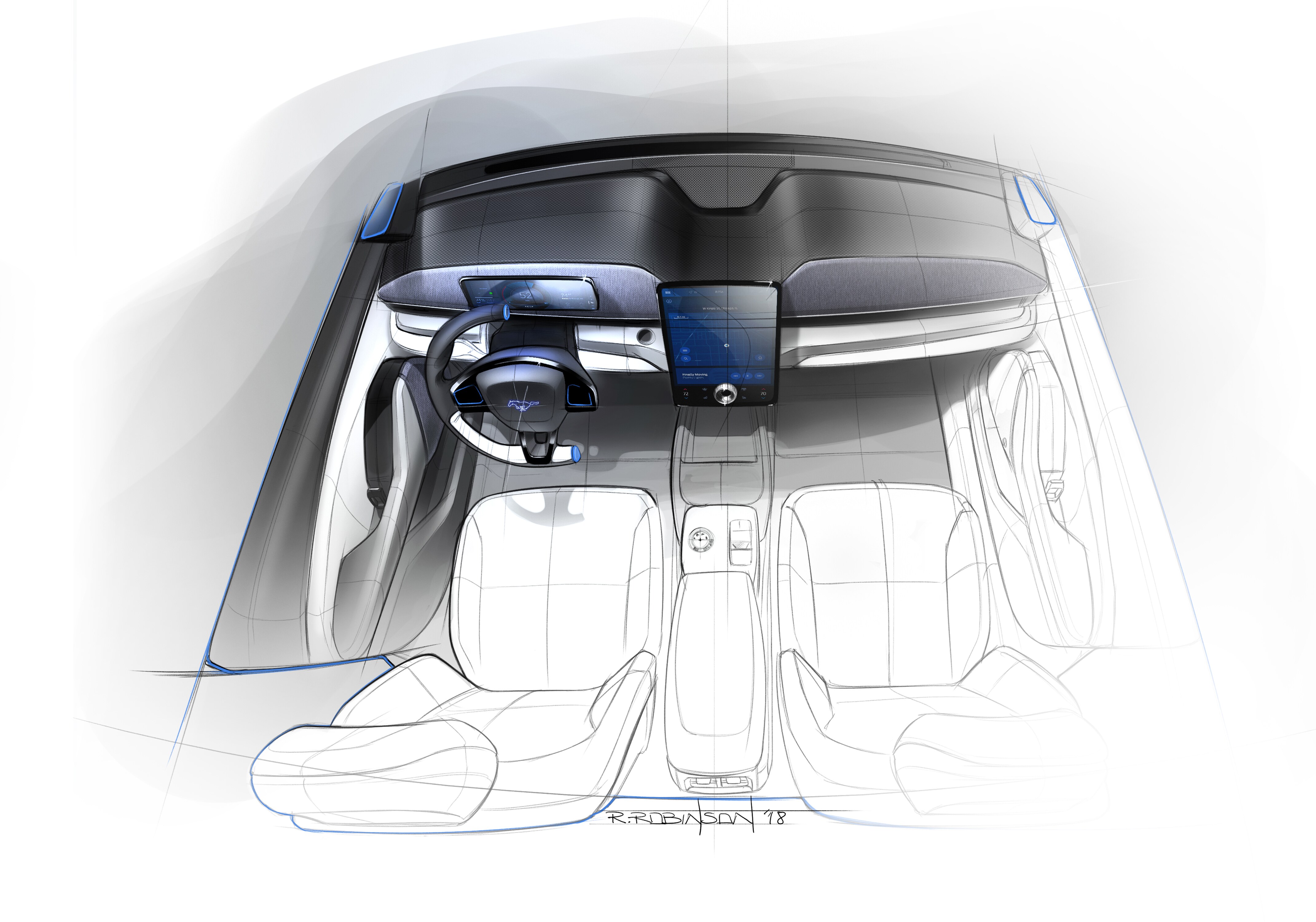 Mustang Mach-E Design Sketches | Ford Media Center