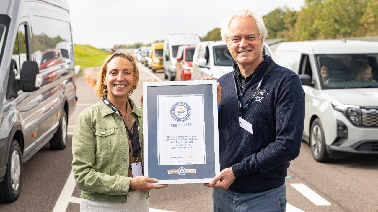 All in a Day’s Work as Iconic Ford Transit Sets GUINNESS WORLD RECORDS ...