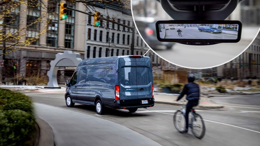 Ford Pro Gives Ford Transit Drivers a High-Def Look at the Road Behind ...
