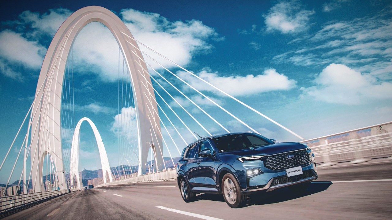 Ford revela a nova geração do Territory que chega este ano ao Brasil ...
