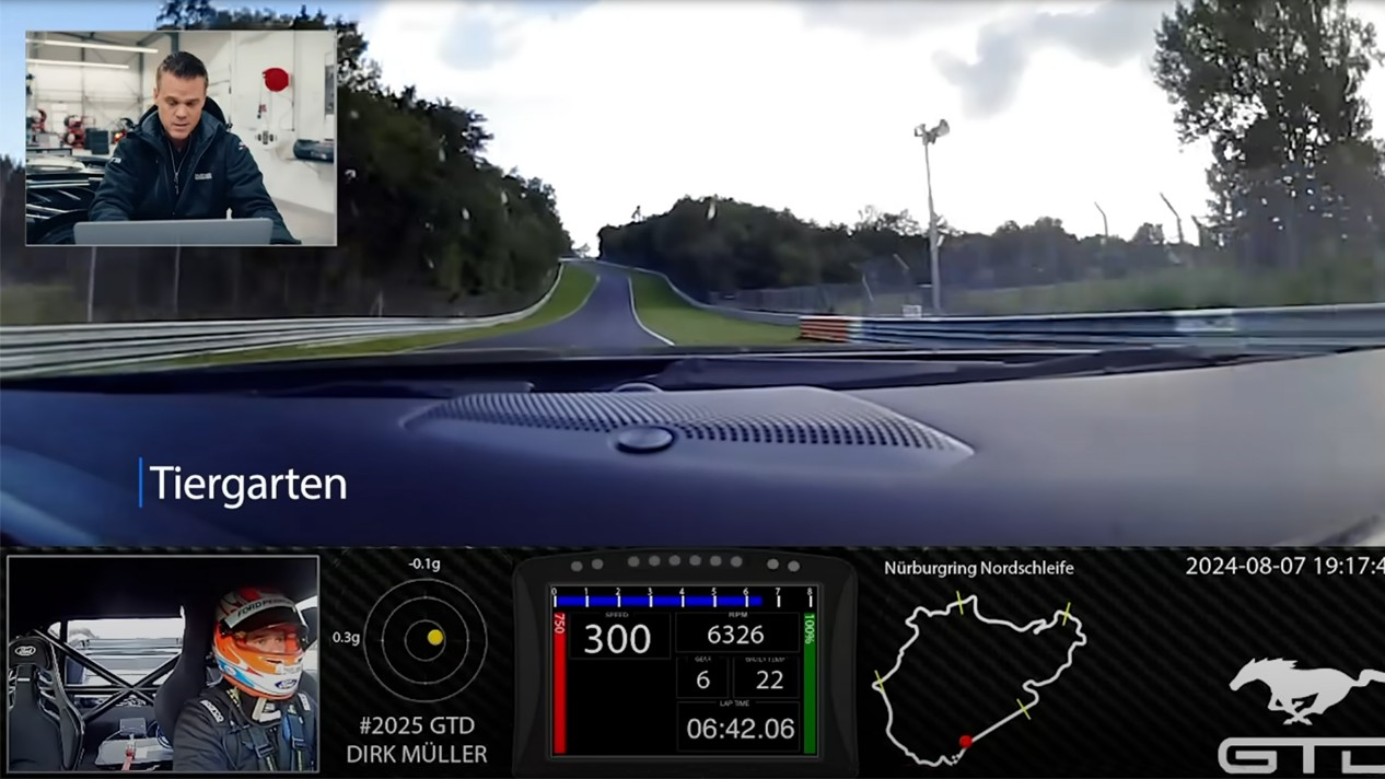 Uma aula de pilotagem com o Ford Mustang GTD em Nurburgring | Brazil | Português | Sala de ...